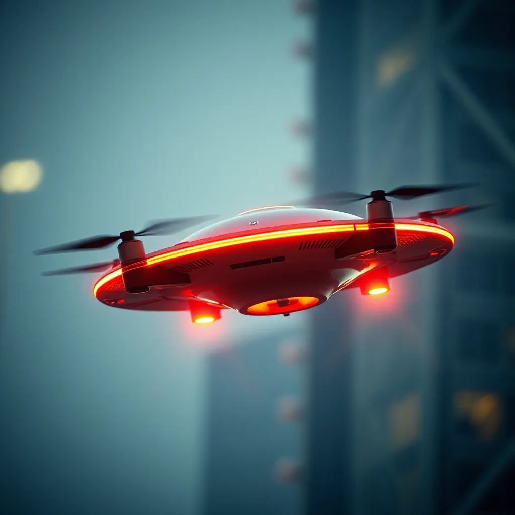 Flying Saucer Drones: Future of Aerial Technology